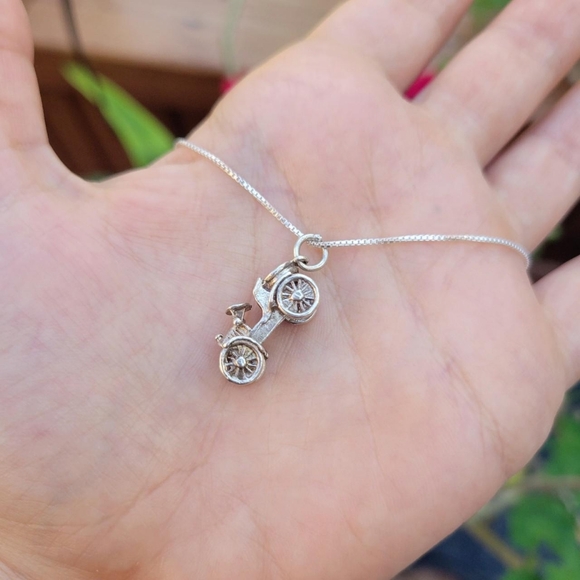 Jewelry | Vintage Antique Solid 925 Sterling Silver Early Automobile ...